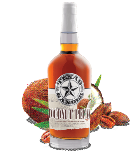 Texas Ranger Coconut Pecan Flavored Whiskey - Texas Ranger Whiskey