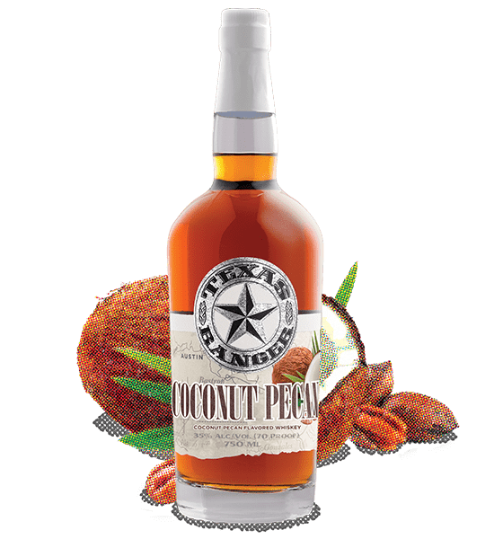 Texas Ranger Coconut Pecan Flavored Whiskey - Texas Ranger Whiskey